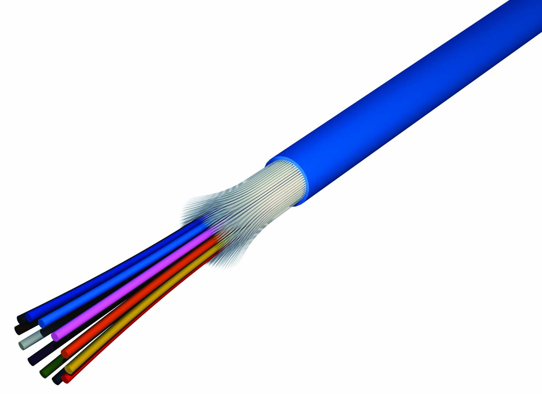 Fibre optique 12FO 50/125 OM2 STRUCT SERREE INT SH VLT